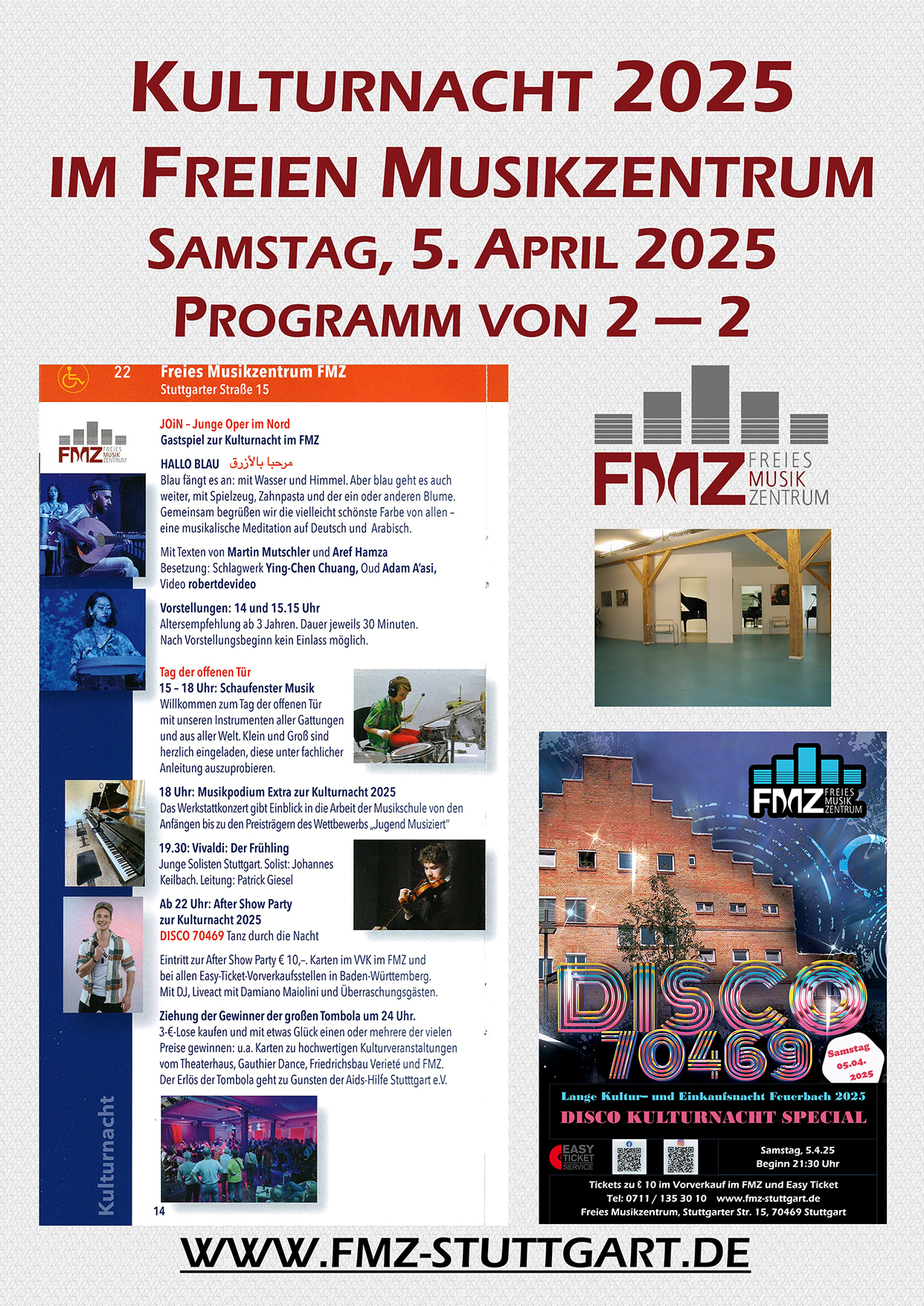 Feuerbacher Kulturnacht 2025 im FMZ